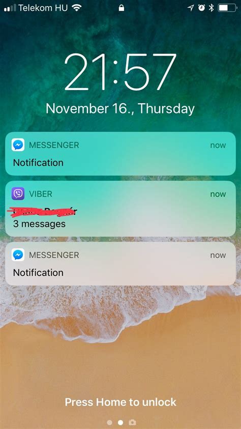 Id Really Welcome The Feature In Messenger To Collapse Notifications As Viber Does R Ios