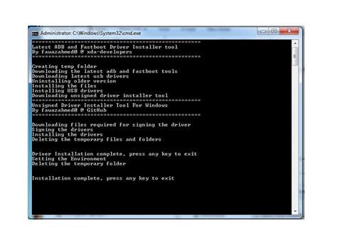GitHub Fawazahmed Latest Adb Fastboot Installer For Windows A Simple Android Driver