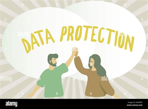 Sign Displaying Data Protection Word Written On Protect Ip Addresses And Personal Data From
