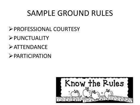What Are Classroom Ground Rules At Harrison Trethowan Blog