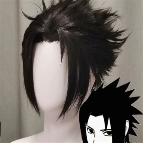 Sasuke Cos Naruto Anime Simple Care Cosplay Comic Exhibition ชุดวิกเต็มชุดอยู่ในสต็อก Shopee