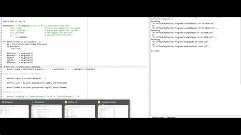 Change Date Formats On Files With Python YouTube