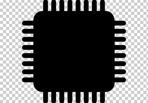Microcontroller Computer Icons Atmel PNG Clipart Arduino Atmel Black And White Brand