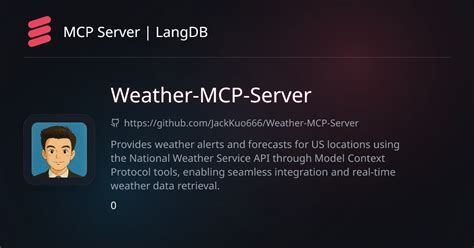 weather mcp server langdb