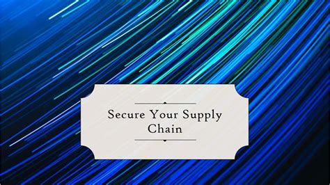 Third Party Risk Management Securing Your Supply Chain