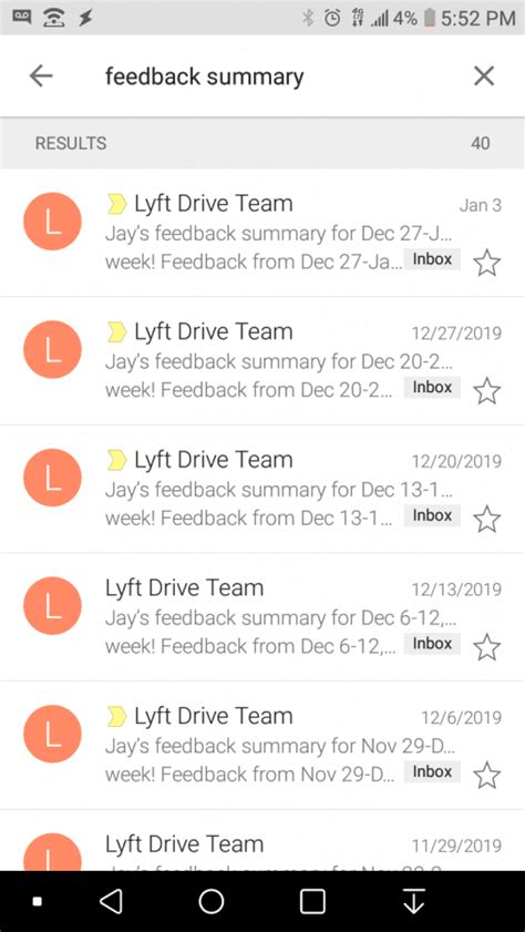 no more weekly feedback summaries emails uber drivers forum