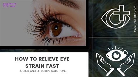 How To Relieve Eye Strain Fast Quick And Effective Solutions