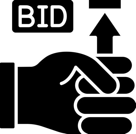 Maximum Bid Icon Style 21666398 Vector Art At Vecteezy