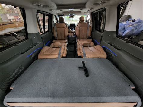 스타리아라운지 9인승 시트 리클라이닝 2열3열 등받이 각도 폴딩 개조 시공 네이버 블로그