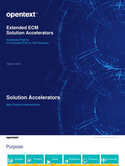 Extended Ecm Solution Accelerator Overview Pdf Customer Relationship Management Cargo