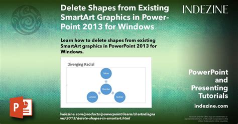 Delete Shapes From Existing Smartart Graphics In Powerpoint 2013 For