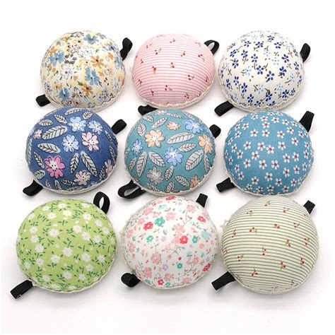 Ball Shaped Sewing Needle Pin Cushion Wrist Strap Grandado