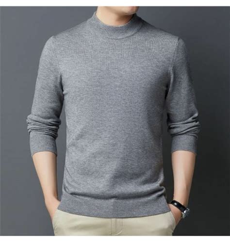 남성 봄가을 반폴라 얇은 캐주얼 솔리드 상의 스웨터 달빛1 티몬