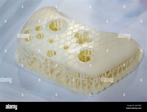 Objects Prototype Car Motor Printed On 3d Printer From Plastic Filament