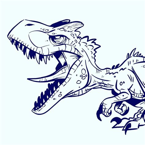 Michael Spiers On Instagram “coloured Up Allosaurus Jurassicpark