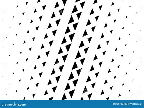 Triangles Halftone Vector Illustration Triangle Geometric Background Texture And Pattern Stock