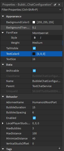 Bubble Chat Issue Scripting Support Developer Forum Roblox
