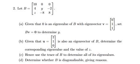 Solved Let B 104z0y8028 A Given That 0 Is An Chegg Com
