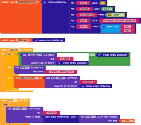 Parse Json File To Dictionary Discuss Kodular Community