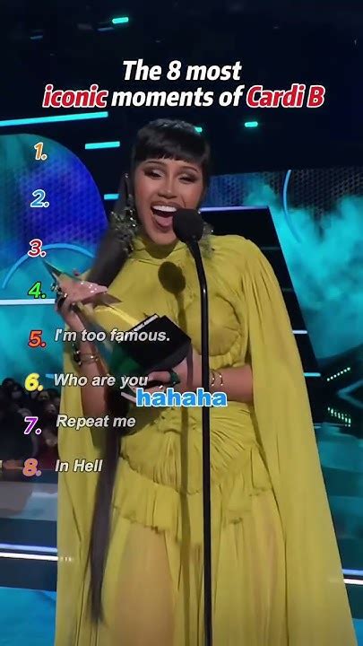 Cardi Bs Most Iconic Moment Youtube