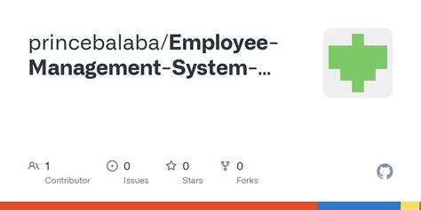GitHub Princebalaba Employee Management System Angular FrontEnd