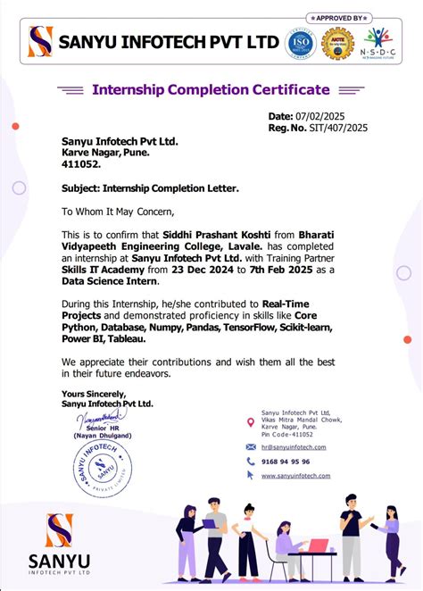 Thrilled To Share That Ive Successfully Completed My Data Science Internship At Sanyu Infotech