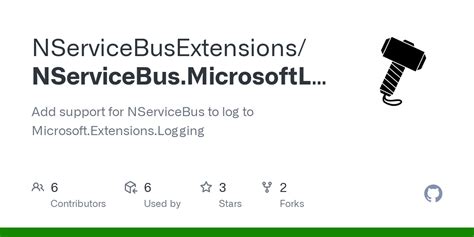 Github Nservicebusextensions Nservicebus Microsoftlogging Add Support For Nservicebus To Log