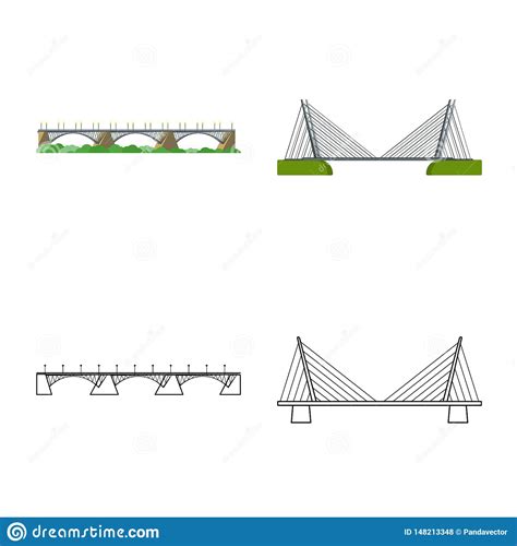 Vector Illustration Of Connection And Design Logo Collection Of Connection And Side Vector Icon