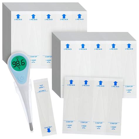 Juvale 100 Pack Disposable Digital Thermometer Probe Covers Oral