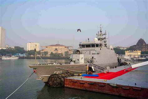 Indian Navy Commissions Indigenous Anti Submarine Warfare Vessel Ins Mahe