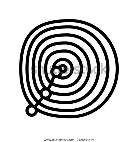 Gradient Descent Algorithm Line Icon Vector Stock Vector Royalty Free 2428581449 Shutterstock