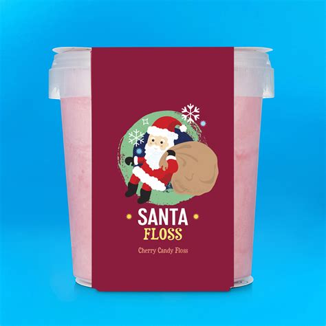 Santa Candy Floss Retro Sweets