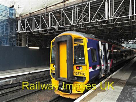 Railway Photo Class 158 Dmu Queen Street Railway Station C2014 £200