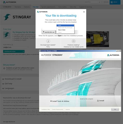 Solved Default Download Trial Downloads Stingray 1 4 Autodesk Community