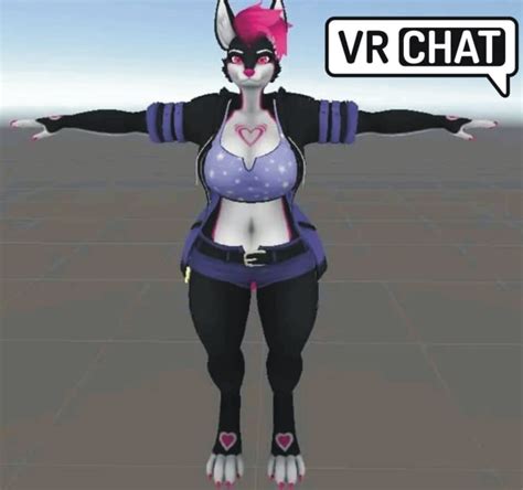 D Vtuber Model Live D Model Vrchat Rig Vtuber Model Furry Art My XXX Hot Girl