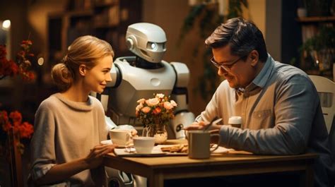 Premium Photo Domestic Robot And Home Assistant Robot Helper Or