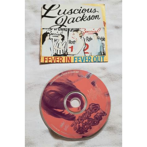 Cd Luscious Jackson Fever In Fever Out Scontra Capa Shopee Brasil