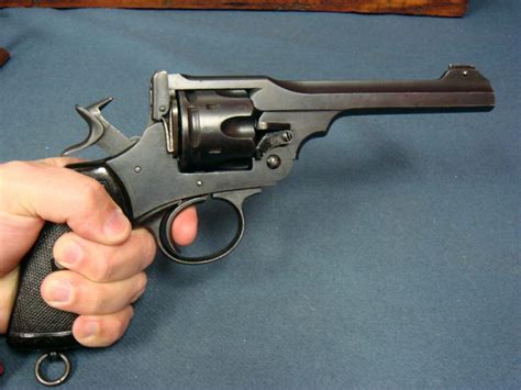 British Ww1 1916 Webley Mark Vi Revolver 455 Original Caliber