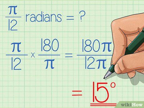 How To Convert Radians To Degrees 4 Steps With Pictures