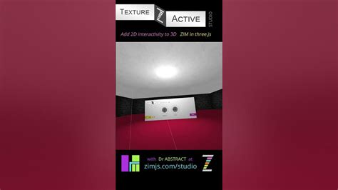 Use A Dial On 3d Surfaces In Threejs With Zimjs Textureactive 3d
