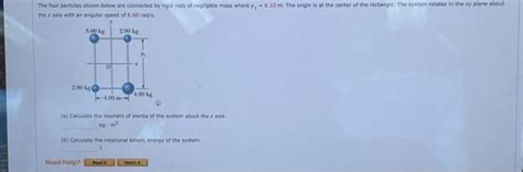 Solved The Z Init Wis An Angular Apeed Of 6 60 Rad S A