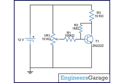 Inverting Amplifier With Signal Feedback Using NPN Transistor