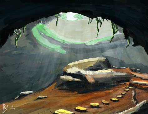 Underground Cave Entrance