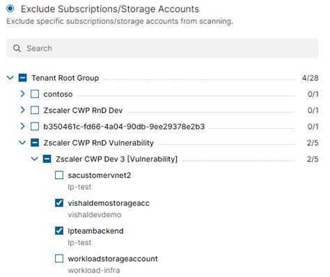 Configuring Scan Settings For Azure Cloud Storage Zscaler