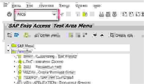 How To Create Area Menu And User Menu In SAP
