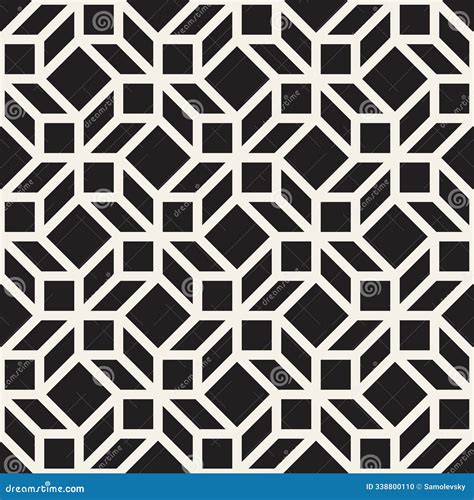 Vector Seamless Pattern Repeating Abstract Background Black And White