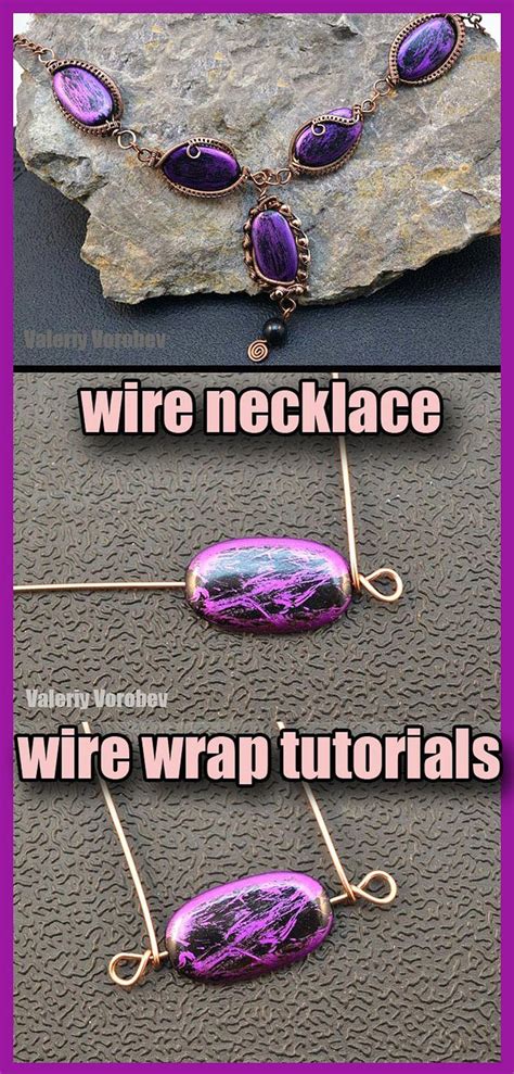 How To Make Wire Wrapped Necklace Step By Step Diy Free Wire Wrap