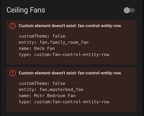 Lovelace Fan Control Entity Row Page 11 Configuration Home Assistant Community