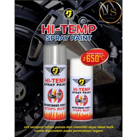 Jual Pilok Pilox Rj London Tahan Panas Hitam Hi Temp Silve Black Pilok Knalpot Pilok Mesin