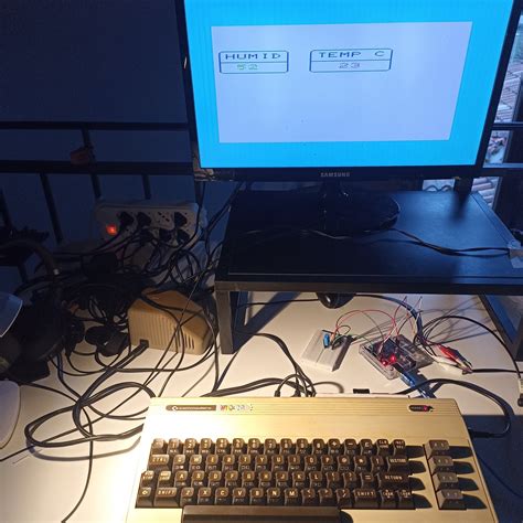 Vic 20 And Arduino Project 2 Temperature And Humidity Sense And Display Vic 20 Reloaded